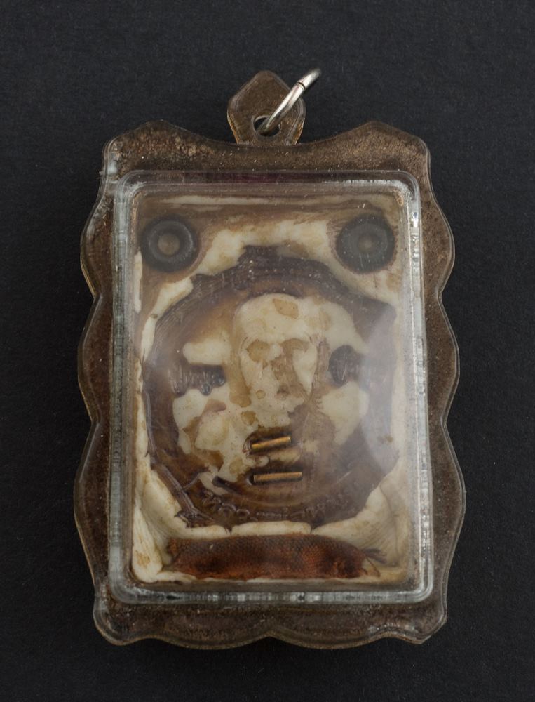 LP Moon Roop tai Gurunussati Phra Bouddha takrut Wat Banjan Amulette ...