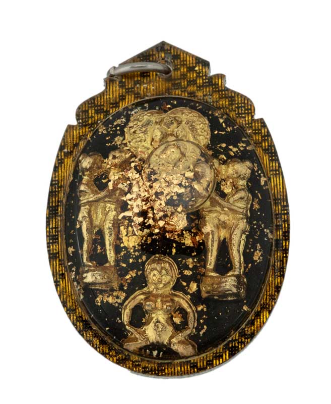 Amulette thaïlandaise Couple - Huile sacrée - Inkoo -Yin Tong Locket - 2161