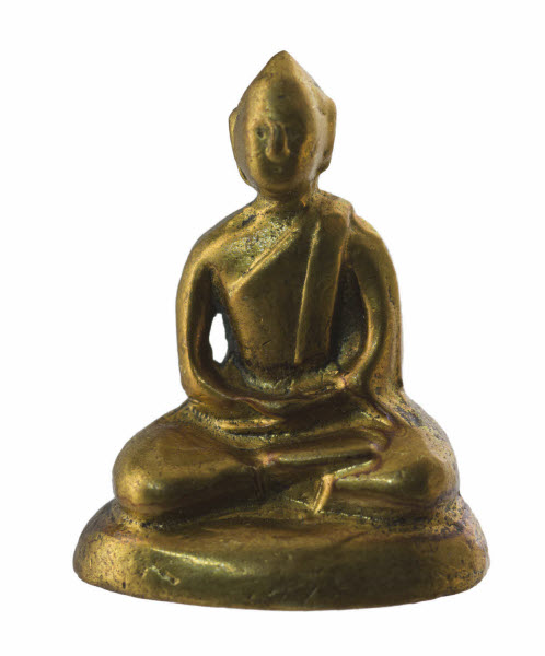 Phra Bouddha LP Sothorn Amulette thaï Talisman en laiton Chance Protection