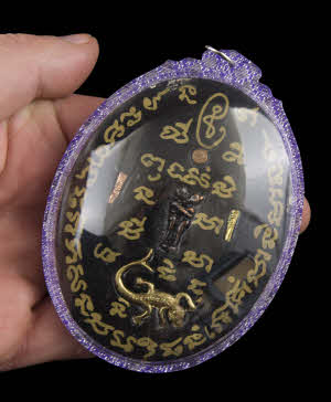 Talisman Amulette Thaï Déité Hindou Phra Pikanet Ganesha Takrut Yant