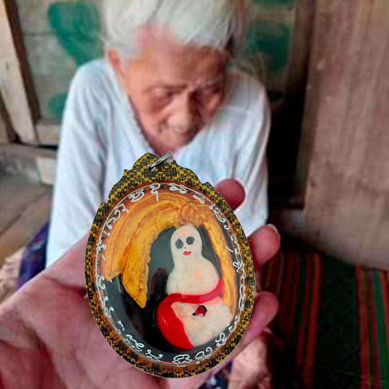 Nang Tani (Tanee) Amulette thaïlandaise Fantome Spirit Lady Banana AJ ...