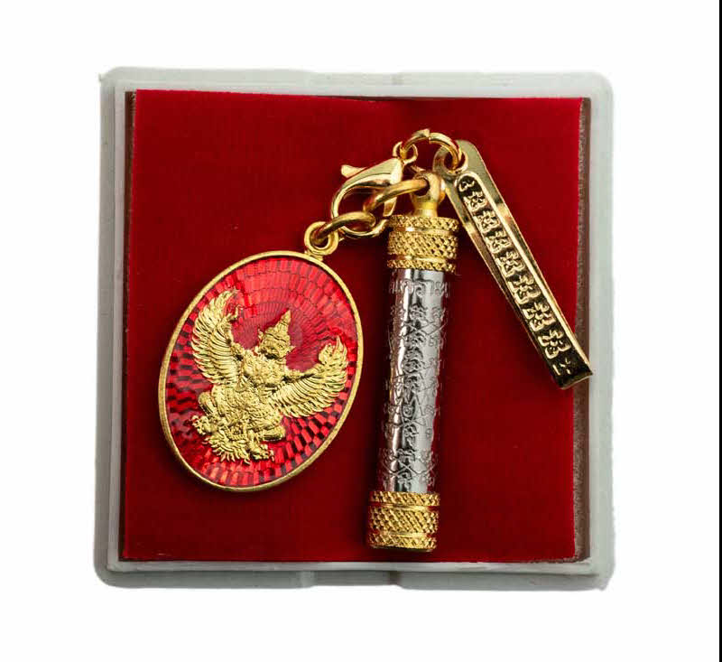 Amulette Thaïlandaise Garuda et Takrut Diamond Armor - Amulettes.fr