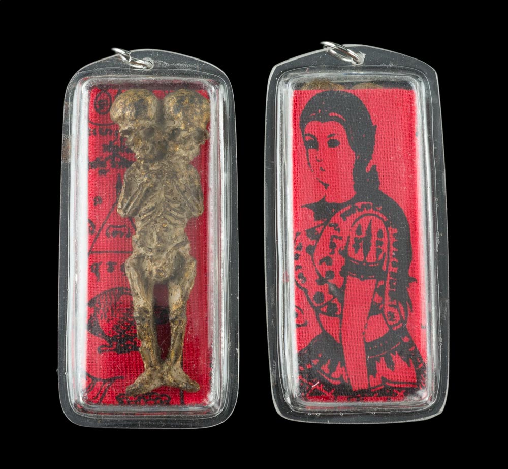 Amulette Thai Kuman thong Luk Krok squelette Protection talisman 6762