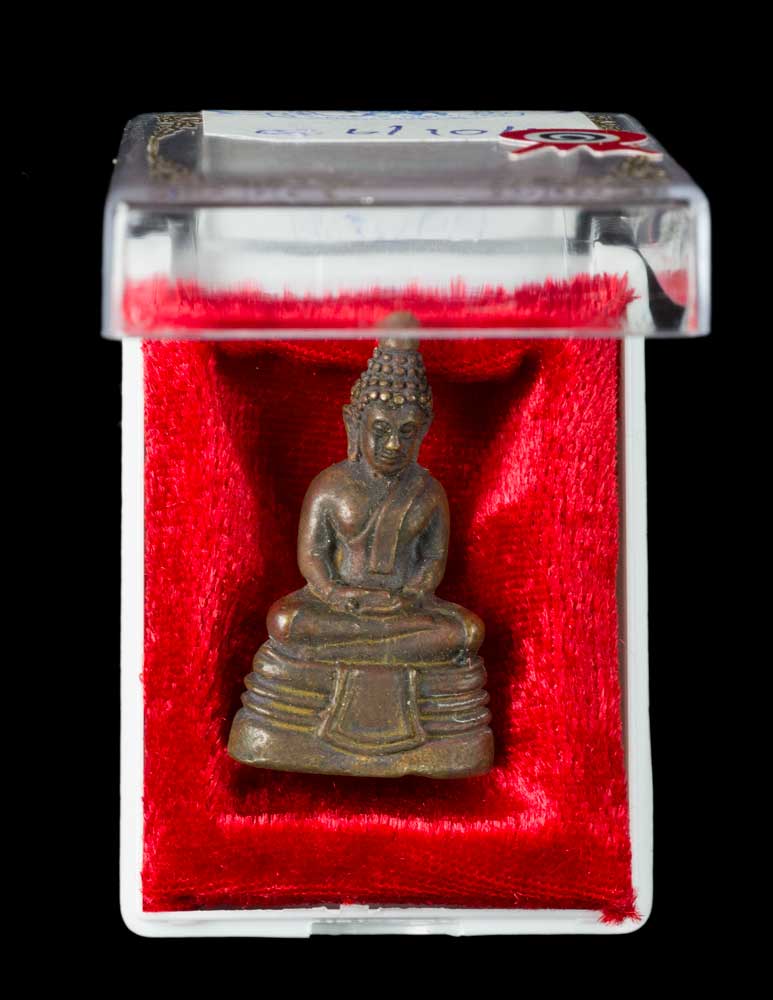 Amulette Thaïe de Bouddha Phra Kring Lp Sothorn avec certificat ...