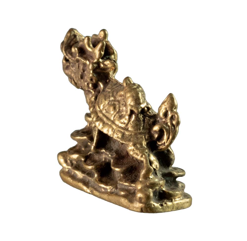 Figurine Pixiu Pi Yao tortue - Symbole mythique du Feng Shui - 6433