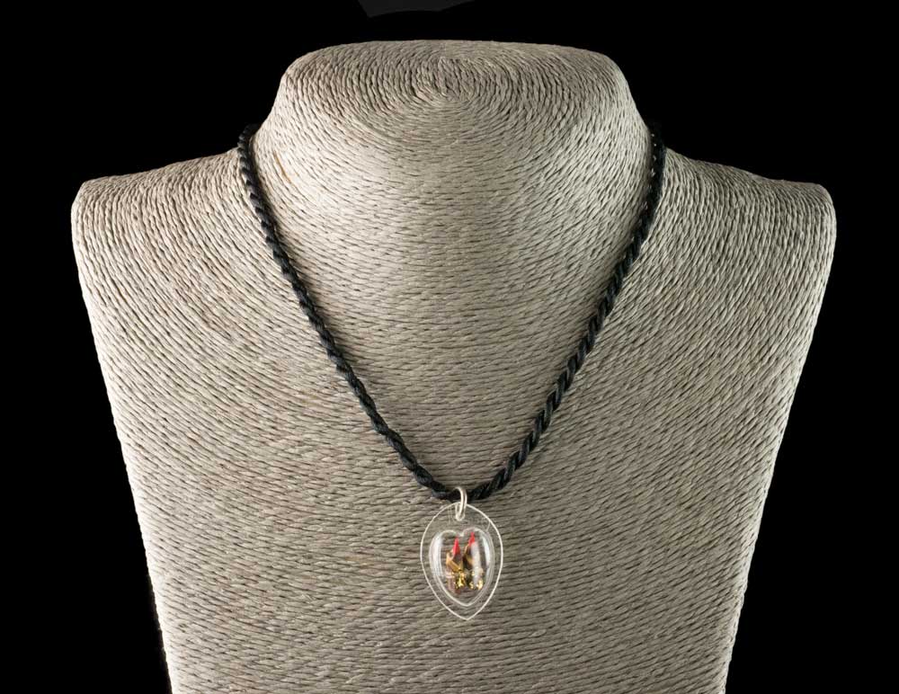 Salika Collier Amulette Thai couple oiseaux talisman Love attraction ...