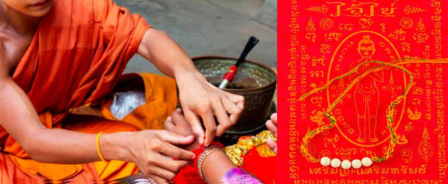 Bracelets Sai Sin de Thaïlande authentiques