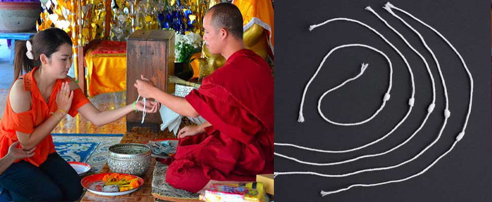 Bracelets Sai Sin de Thaïlande authentiques