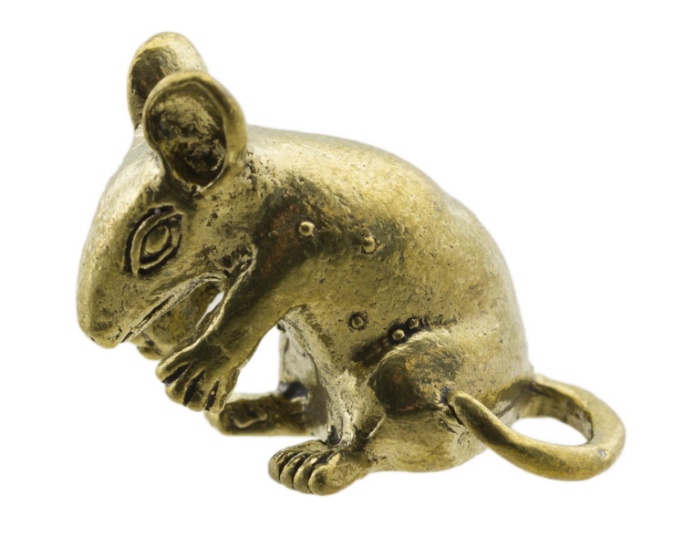 Mushika-amulette Rat de Ganesha-Talisman Ganesh-Feng Shui-Tiny Mouse
