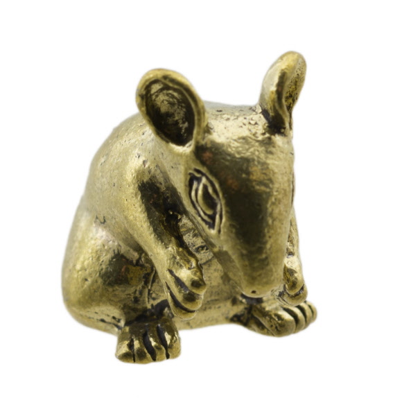 Mushika-amulette Rat de Ganesha-Talisman Ganesh-Feng Shui-Tiny Mouse