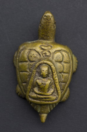 Ancienne Tortue Tao Ruean LP Liew-Amulette de Thaïlande Talisman thaï 1540