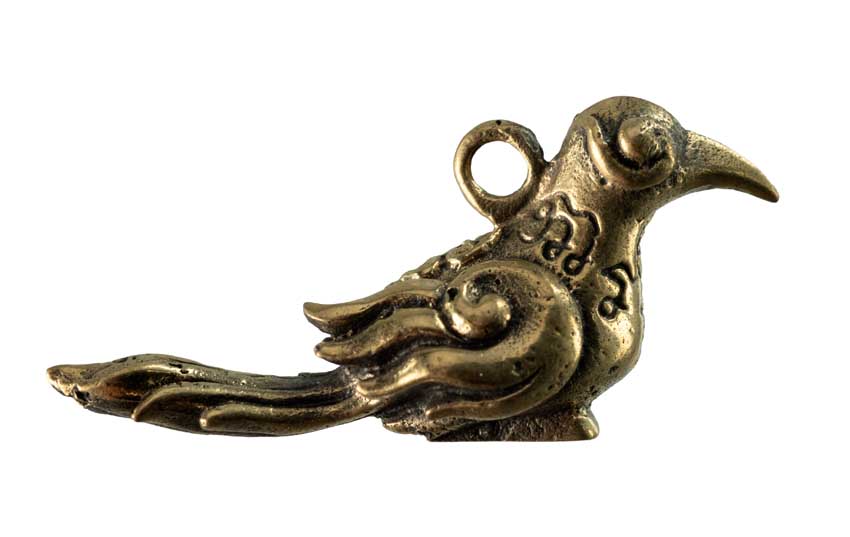 Amulette Salika Couple d'Oiseaux Thaï - Symbole d'Harmonie