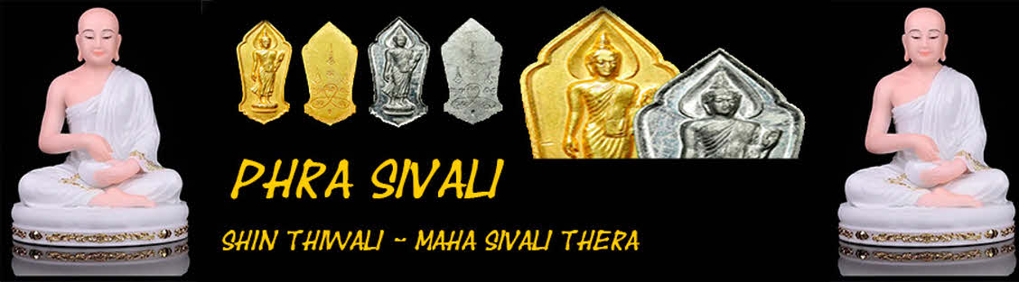 Amulette Phra Siwali - Figurines des moines bouddhistes