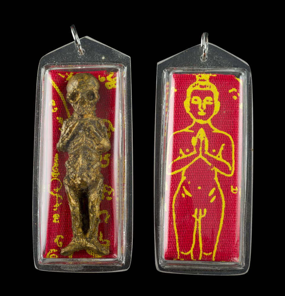 Amulette Kumanthong Guman Tong Squelette Thaï Amulet Protection ...